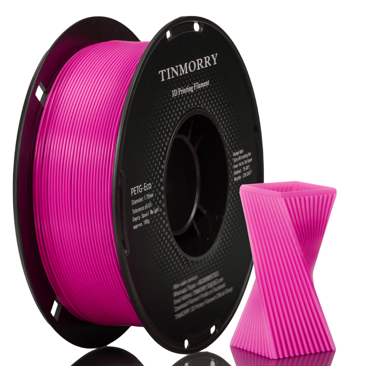 TINMORRY PETG-Filament 1,75 mm, Rapid PETG-Eco 3D-Druckfilament, kompa – TINMORRY Store