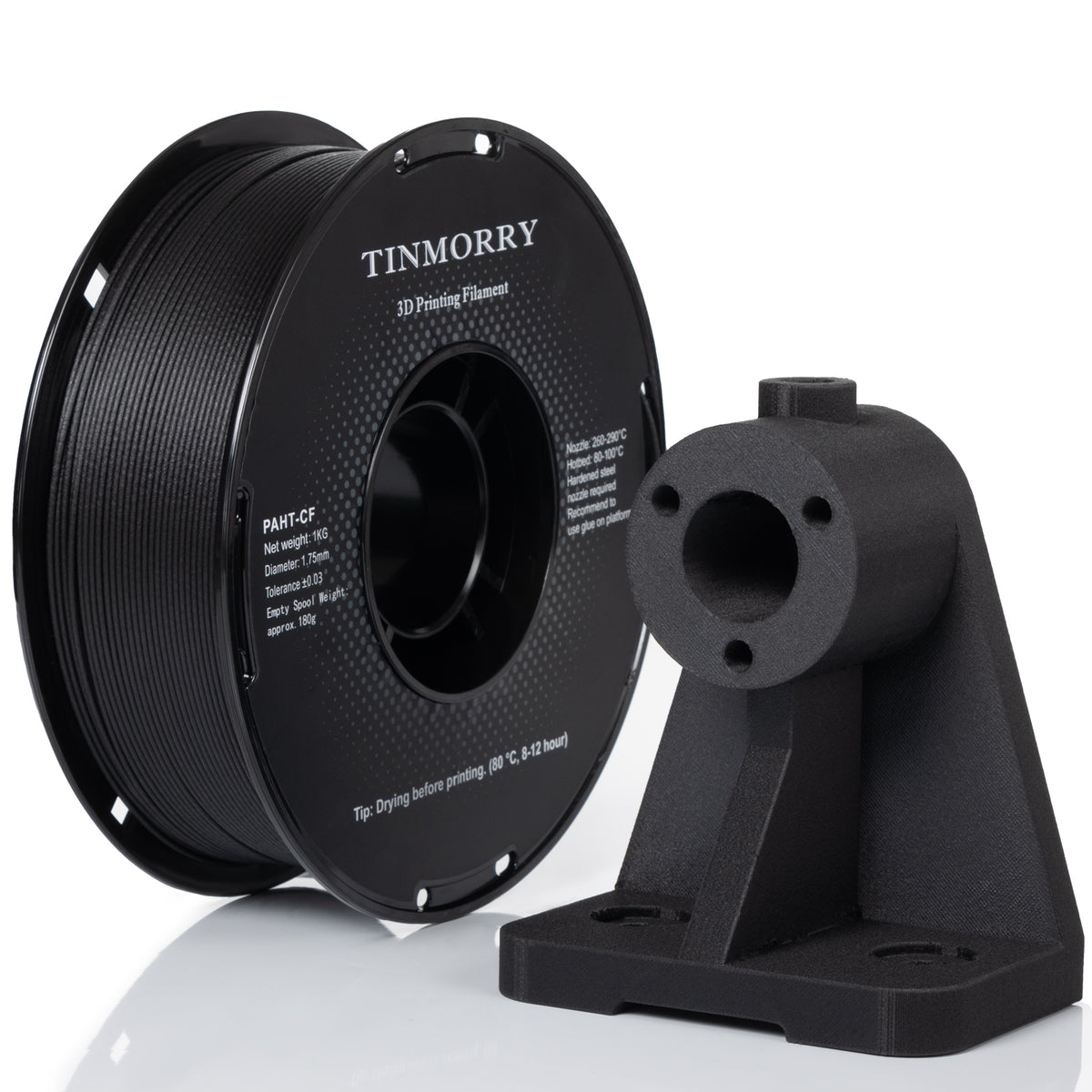 Carbon Fiber PAHT Filament 1.75mm, TINMORRY PAHT-CF 3D Printing Filame ...