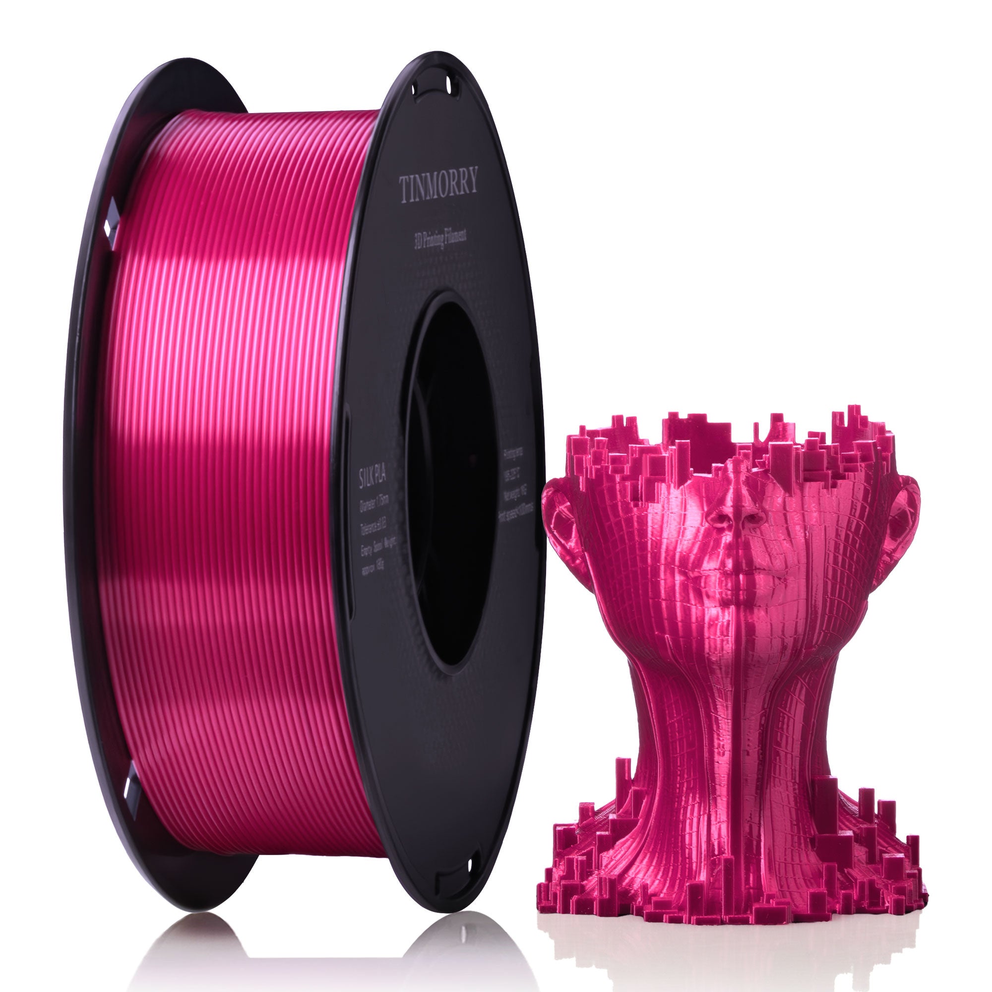 TINMORRY Silk PLA Filament 1.75mm, Shiny PLA 3D Printer Filament, 1 KG ...