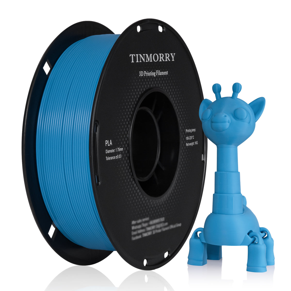 TINMORRY PLA Filament 1.75mm, Schnelles PLA 3D Druck Filament, Kompati ...