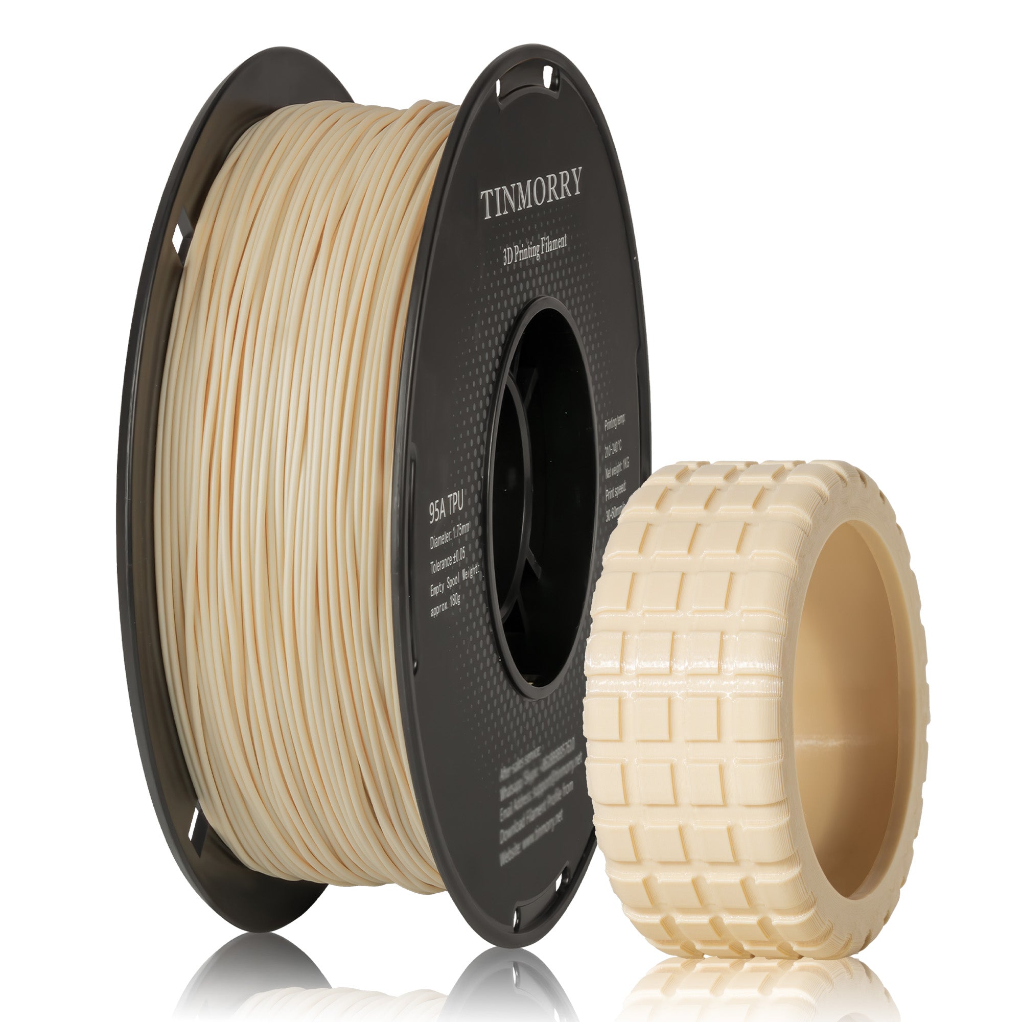 95A TPU 3D Printer Filament 1.75mm, 1 KG,Skin – TINMORRY Store